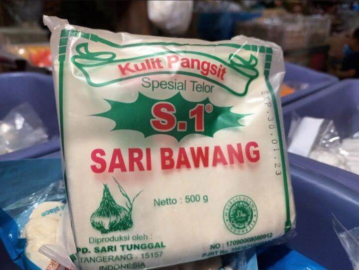 kulit pangsit berat 500gram isi 40lembar | Lazada Indonesia