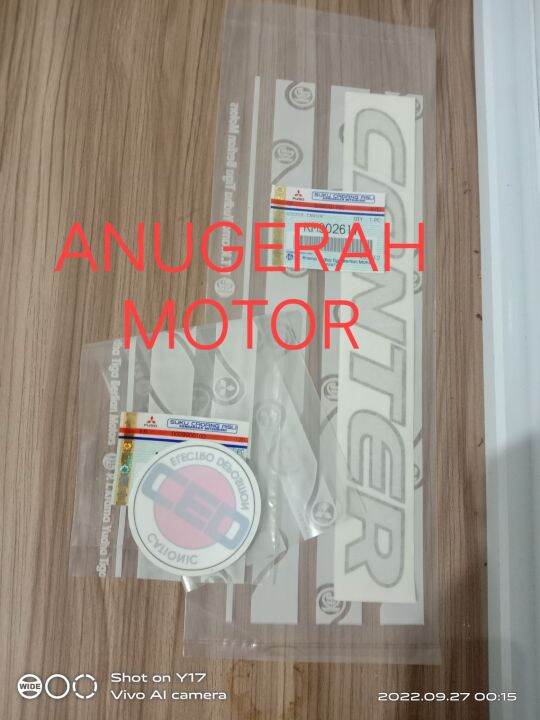 stiker CED sticker canter Mitsubishi canter Mitsubishi orsinil | Lazada ...