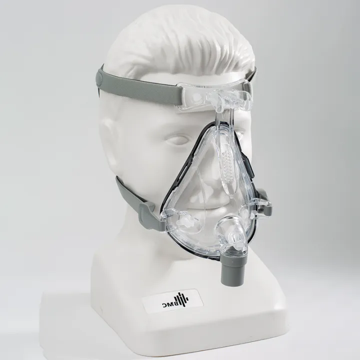 BMC F1B Full Face Mask With Headgear Silicon Gel Cushions For CPAP Auto ...