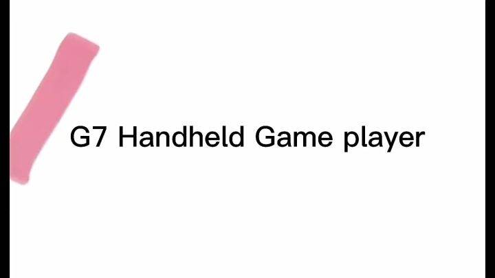 ของแท้100% G5/G7 Mini คอนโซลเกมมือถือ Built-In 500เกมคลาสสิก Retro แบบพกพาคอนโซลวิดีโอเกม3.0นิ้ว ...