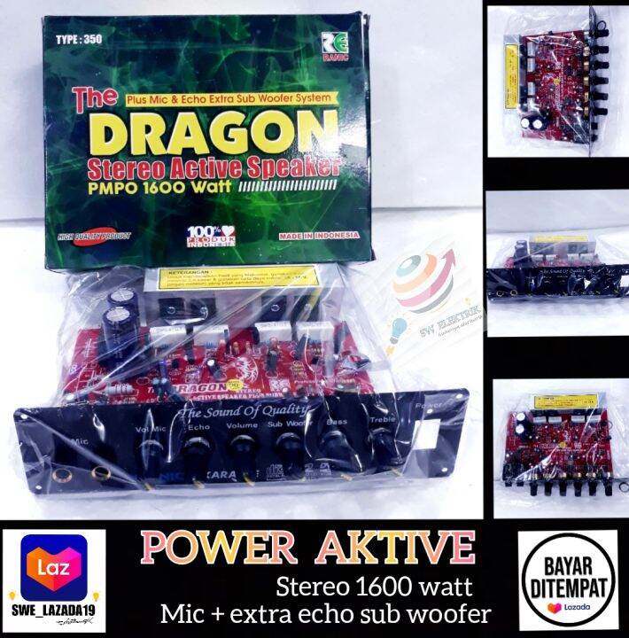 KIT AKTIVE SPEKER PLUS MIC, EXTRA SUB WOOFER SYSTEM || POWER AKTIVE ...