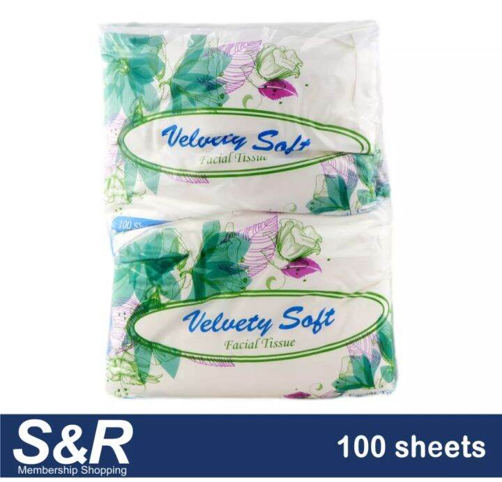 Velvety Soft Facial Tissue 100 sheets | Lazada PH
