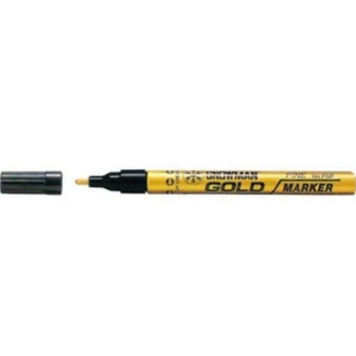 Spidol Permanent Marker FGP-12 Fine Tip Snowman Warna Gold Harga Per ...