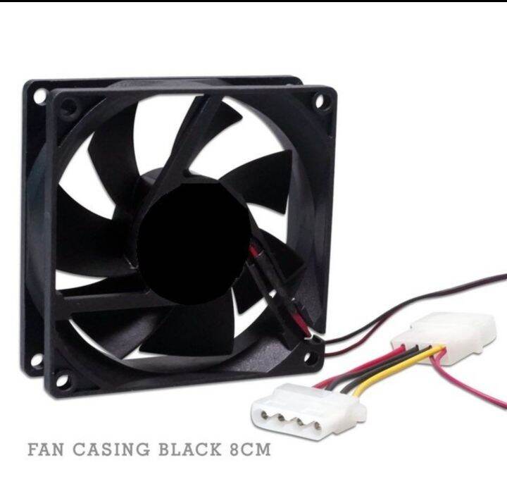 kipas pc fan casing cpu kipas komputer 8 cm 12 cm hitam transparan ...