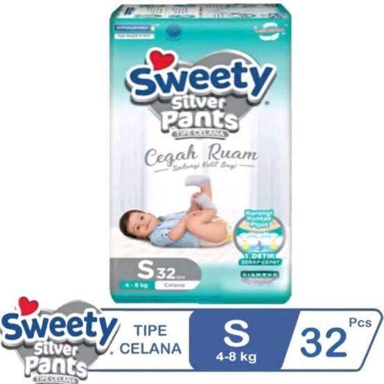 Sweety silver pants S32/M28/L26/XL24/XXL24 | Lazada Indonesia