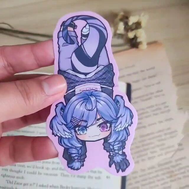 OBSYDIA Nijisanji EN Vtuber-inspired Chibi Magnetic Bookmarks | Selen Tatsuki | Lazada PH