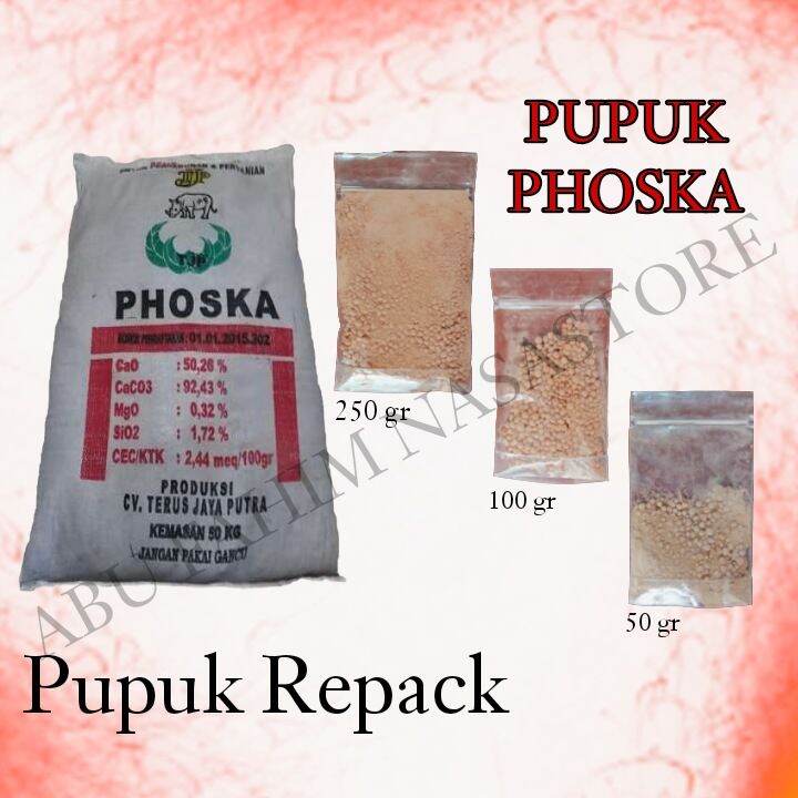 PUPUK NPK POSKA MERAH KEMASAN REPACK 250gr,100gr,50gr | Lazada Indonesia