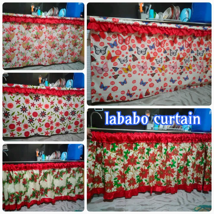 Half Lababo Curtain 60 inches witdh 30 inches height | Lazada PH