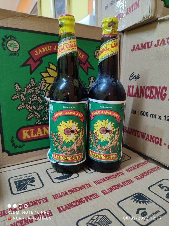 JAMU KLANCENG PUTIH 600ML MANIS | Lazada