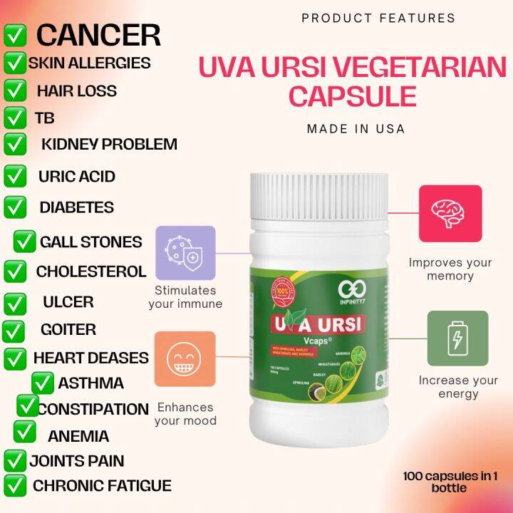 200 capsules!!! MIRACLE UVA URSI VCAPS BUY1TAKE1! | Lazada PH