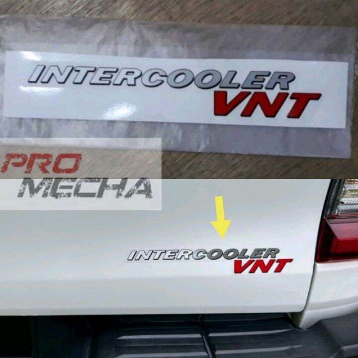 ORIGINAL TOYOTA HILUX REVO GUN125 REAR BONNET STICKER INTERCOOLER VNT ...