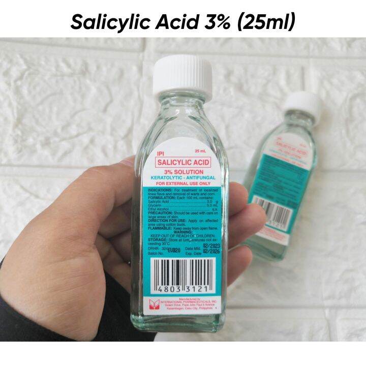 Salicylic Acid 3% Solution (IPI) 25ml | Lazada PH