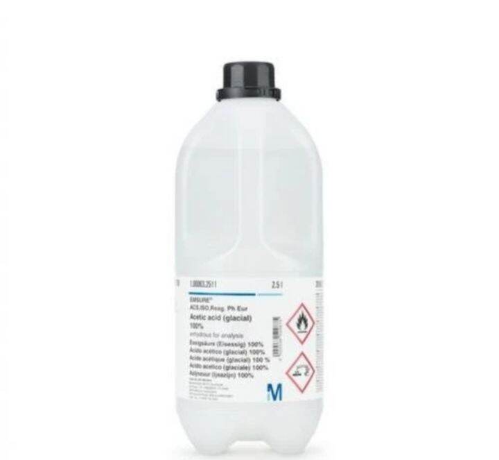 Acetic Acid [Glacial] / Asam Asetat Glacial 2.5 Liter BOTOL PLASTIK ...