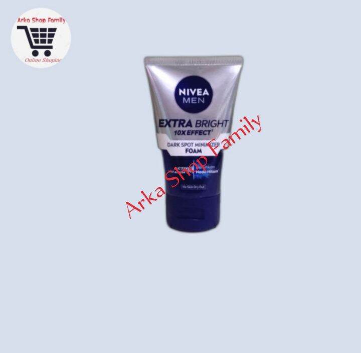 NIVEA MEN Extra Bright 10x Effect Dark Spot Minimizer Foam 100ml ...