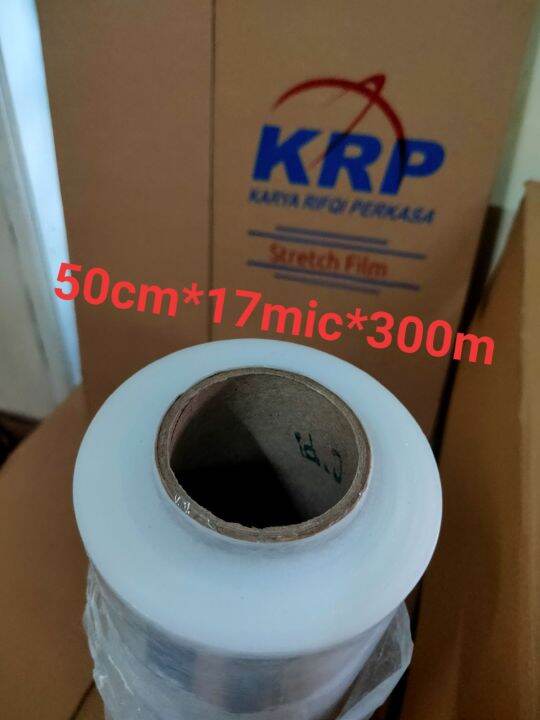 PLASTIK WRAPPING 300M STRETCH FILM 50CM X 300M | Lazada Indonesia