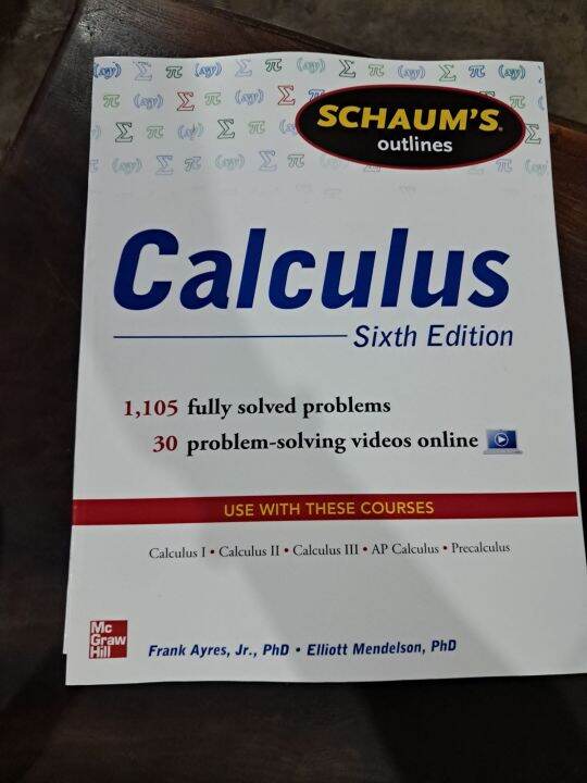 Calculus Schaums Outline 6th edition | Lazada PH