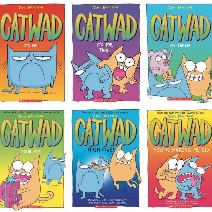 （6books) catwad color comic | Lazada