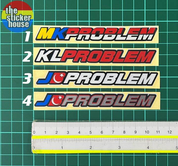 STIKER AYAT PERKATAAN ( PROBLEM / MKPROBLEM /KLPROBLEM / JBPROBLEM) JB ...