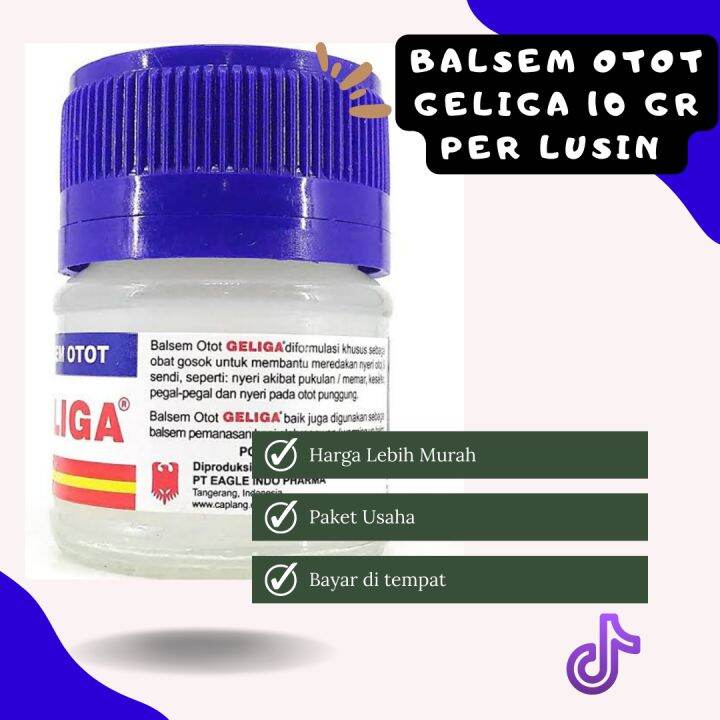 1 Lusin Balsem Otot Geliga 10 GR | Lazada Indonesia