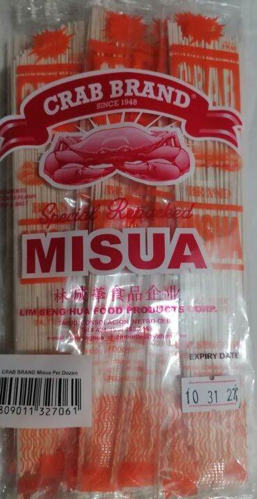 Crab brand misua 1packx12s | Lazada PH