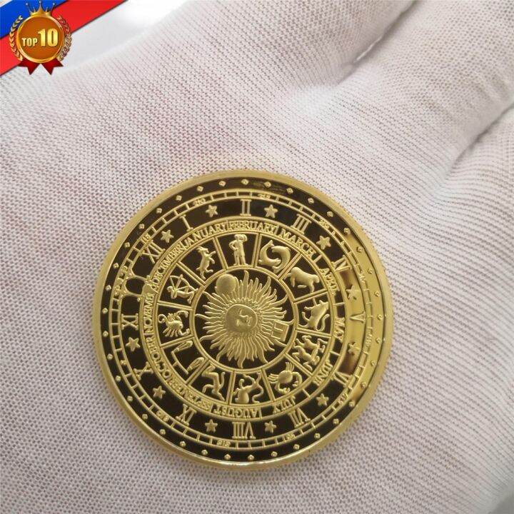 Man Yinglie 1pc Tarot wishing Commemorative Cois, Lucky Coin, | Lazada PH