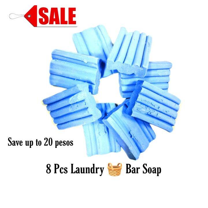 8 Pcs Jumbo Laundry 🧺 Detergent Bar | Lazada PH