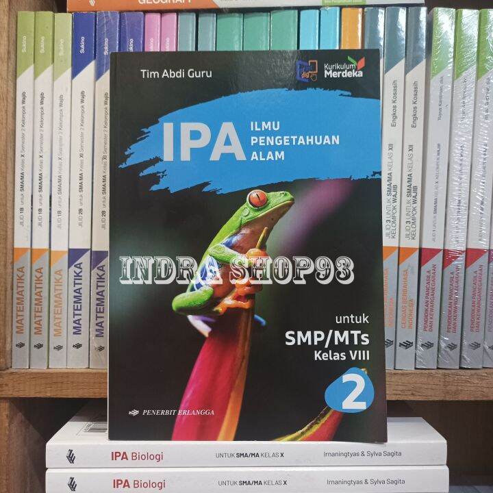 Buku IPA Kelas 2/VIII 8 SMP Erlangga Kurikulum Merdeka | Lazada Indonesia