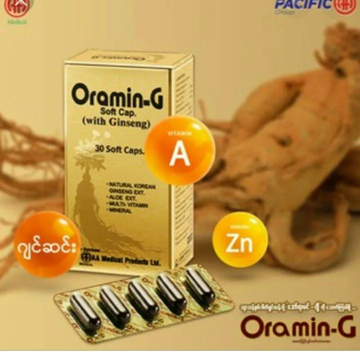 ORAMIN G MULTIVITAMIN FOR MEN 1BOX 30s | Lazada