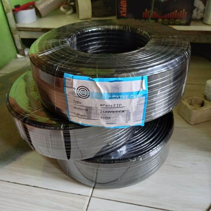Kabel lan 100 meter Siap pakai - Spectra | Lazada Indonesia