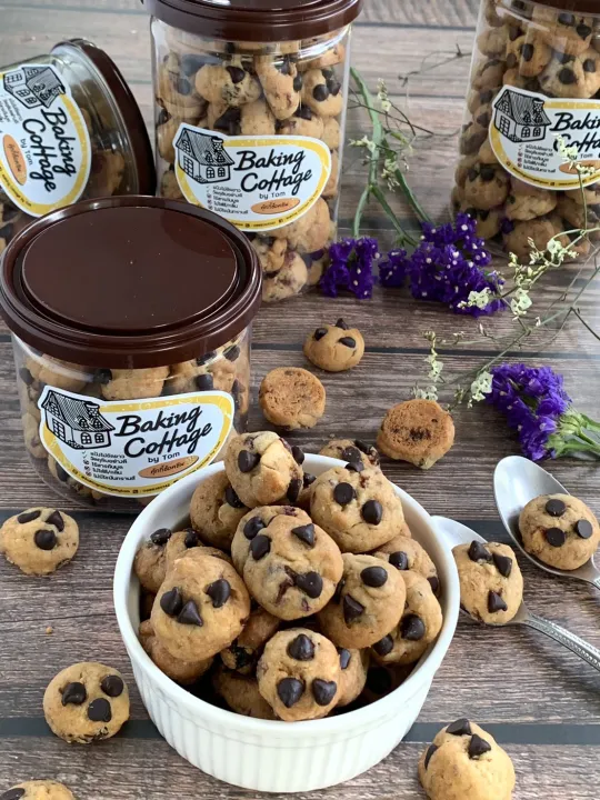 Best Seller🏆 คุกกี้ช็อกชิพสูตรเฉพาะของ Baking Cottage by Tom -ขนม ปริมาณ 200 กรัม | Lazada.co.th
