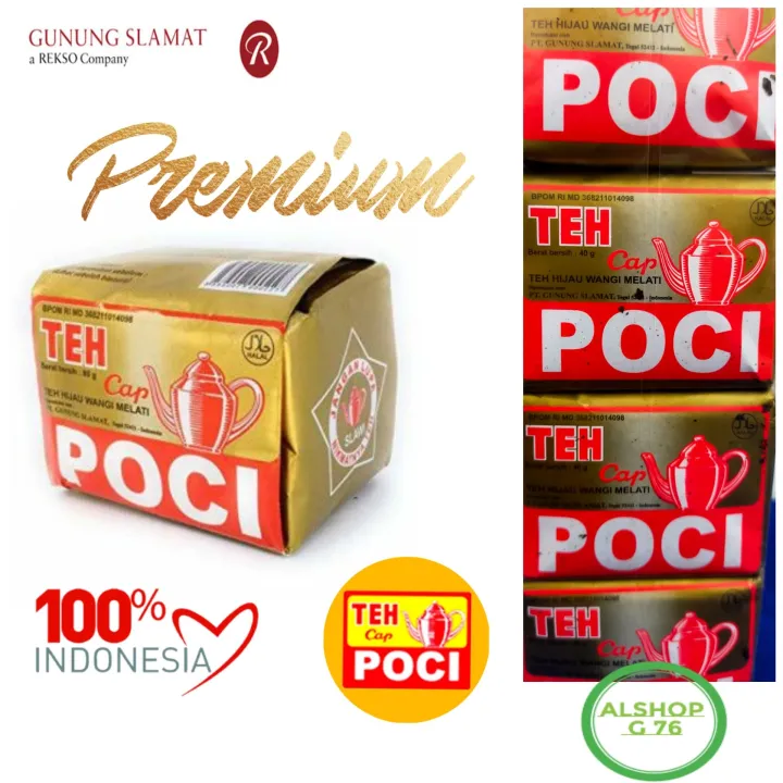 Teh Poci Mas (Gold) 40 gr ( Teh Bubuk/Tubruk ) | Lazada Indonesia