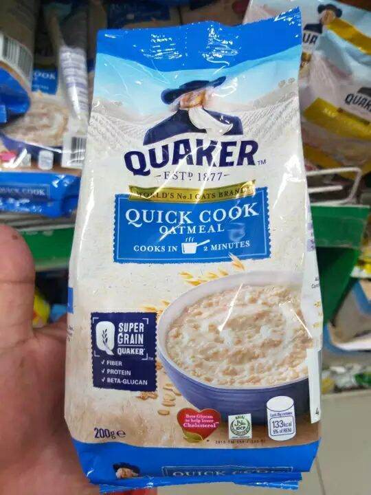 QUAKER QUICK COOK OATMEAL (200g.) | Lazada PH