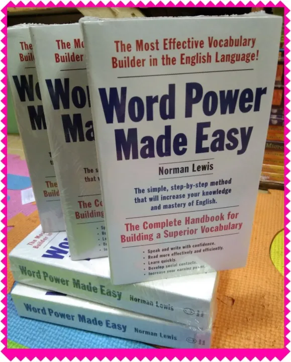 WORD POWER MADE EASY BY: NORMAN LEWIS | Lazada PH