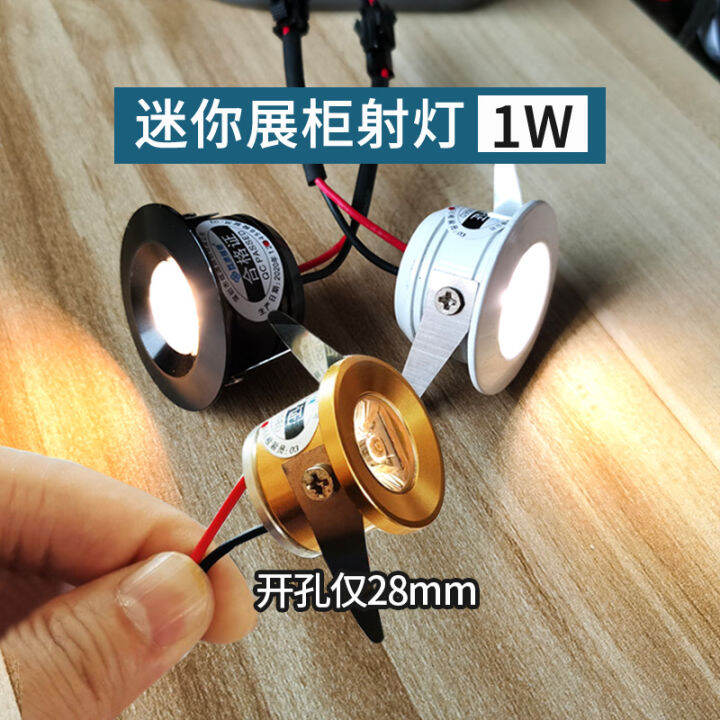 [1W Hole 28mm] Mini Small Spotlight Led Showcase Light Small Hole Light ...