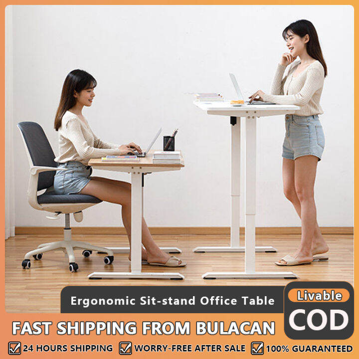 Home Office Desks Height Adjustable Desk Standing Desk Table Computer ...