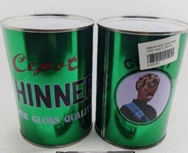 Sapporo Thinner Cepot Super HG Hijau/Remover Body Cair/Perontok Cat 1 ...