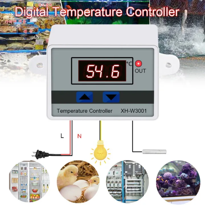 COD XH-W3001 Multifunction Digital Temperature Controller AC110-220V ...