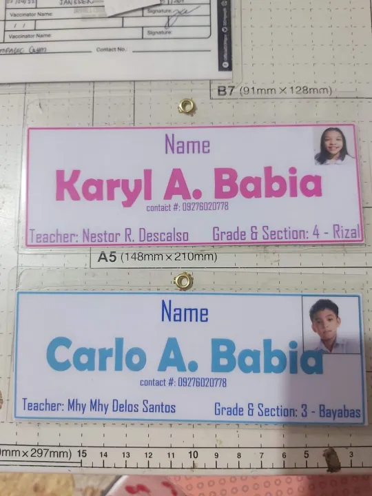 Name Tag/Customized w/o lace 50 pesos | Lazada PH