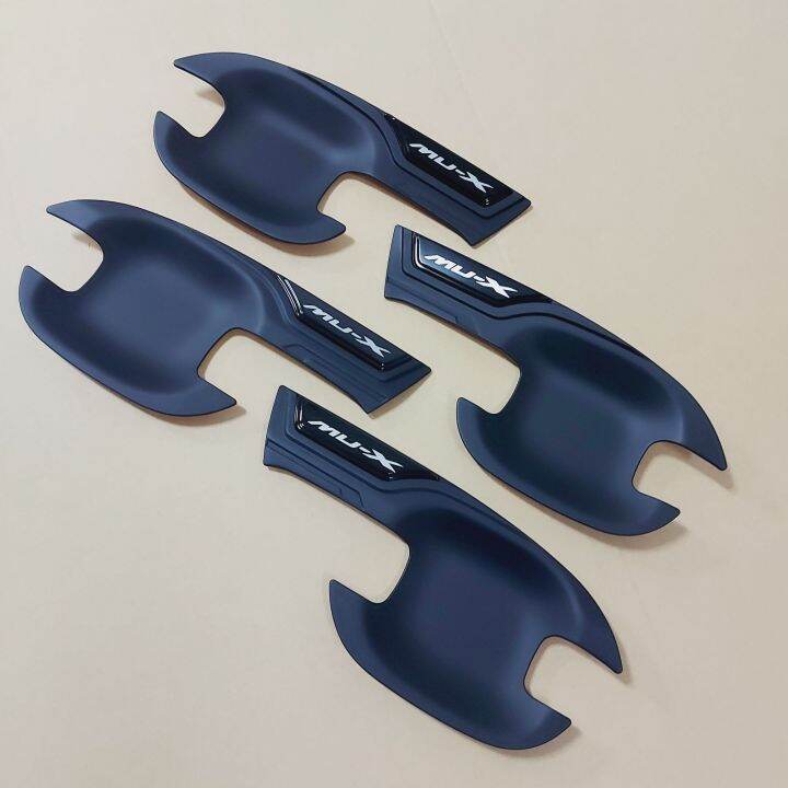 เบ้ากันรอย ISUZU MU X สีดำด้าน ใส่ปี 2021-2026 ( งาน LEKONE ) | Lazada ...