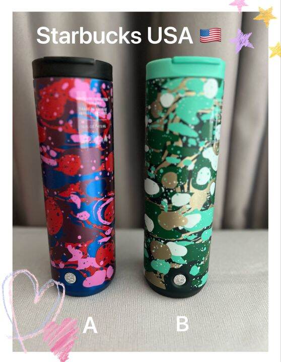 Starbucks USA 🇺🇸 Siren logo with colored แก้วสตาร์บัคส์ อเมริกา 🇺🇸 ของ ...