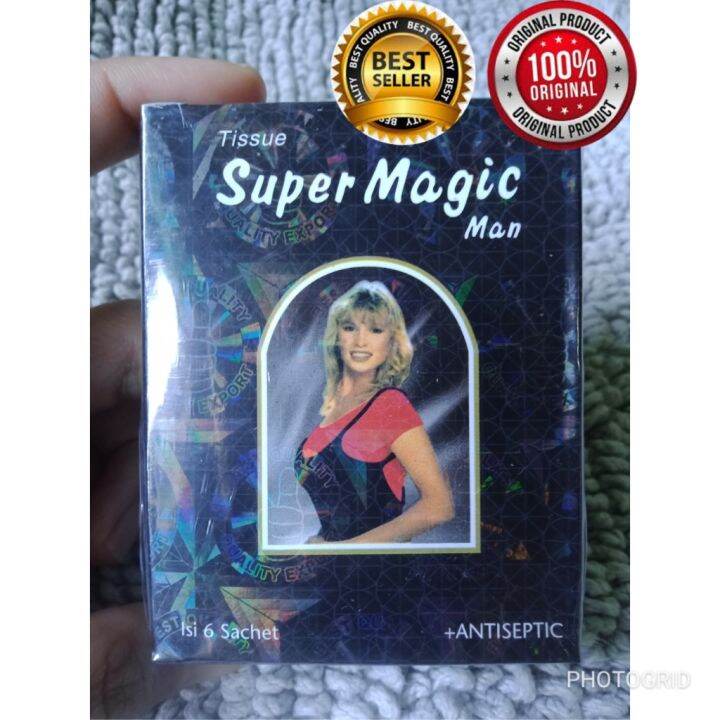 SUPER MAGIC TISSUE FOR MEN AUTHENTIC ORIGINAL DELAY | Lazada PH