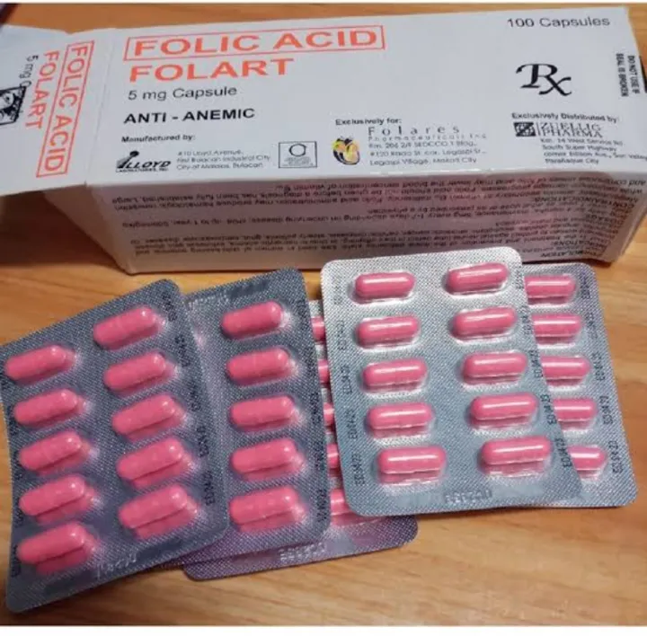 Folart ( Folic Acid) 5mg by 30's, 60's and 100's | Lazada PH