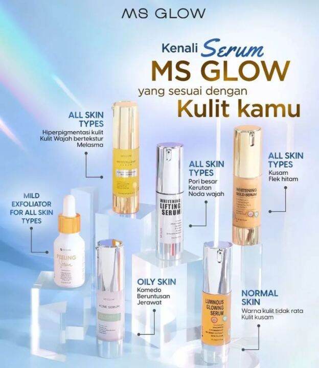 SERUM MS Glow lengkap | Lazada Indonesia