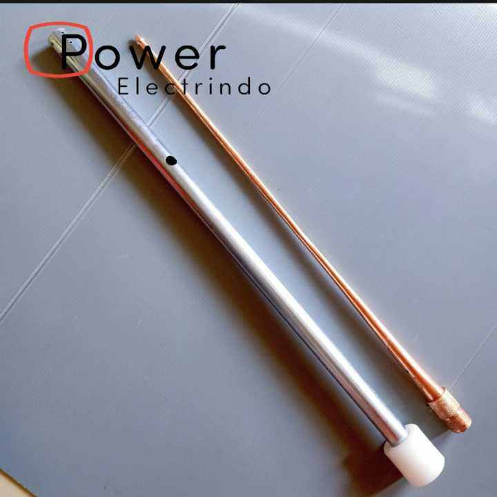 Splitzen penangkal petir 3/4" 30-60cm plus tiang Mounting asli tembaga ...