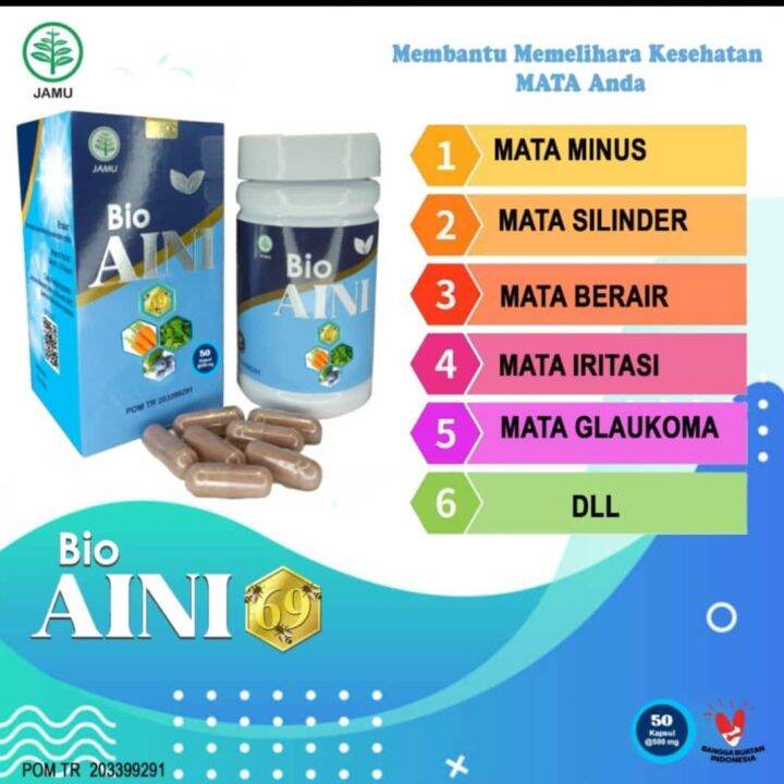 BIO AINI 69 HERBAL KESEHATAN MATA | Lazada Indonesia