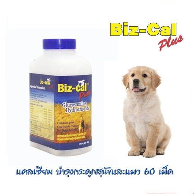 Biz Cal แคลเซียม บำรุงกระดูกสุนัขและแมว 60 เม็ด | Lazada.co.th