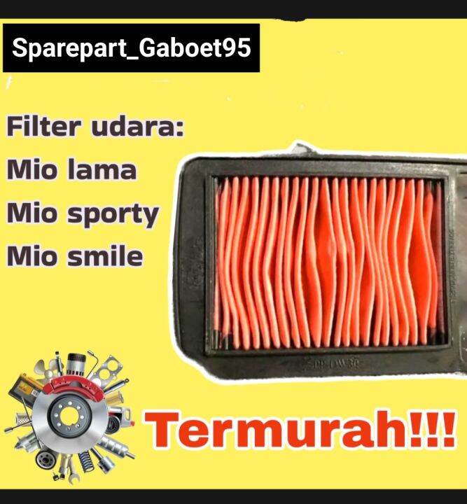 filter udara Mio lama filter udara Mio sporty smile saringan udara ...
