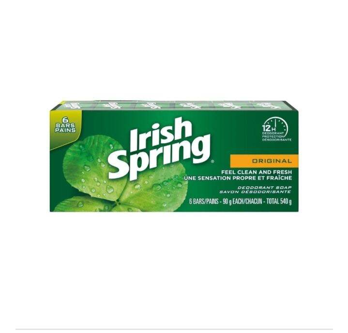 Irish Spring Original 6 bars 90g | Lazada PH
