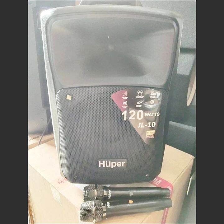 Speaker Portable Huper JL 10 2Mic Wireless Original | Lazada Indonesia
