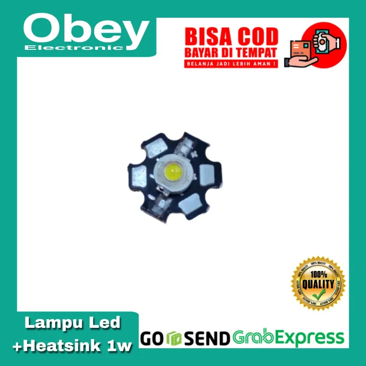 Lampu Led HPL 1 Watt Grade A Plus PCB Heatsink Bintang untuk Aquascape ...